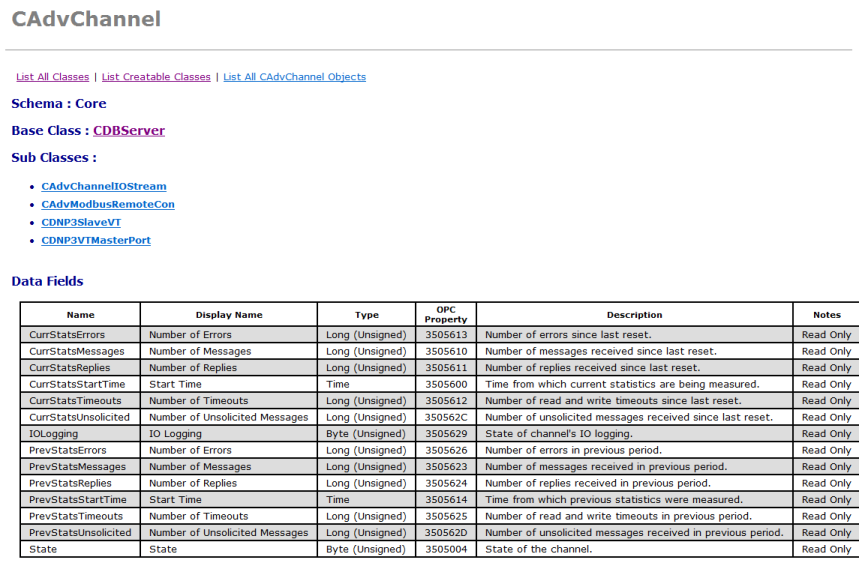 Database Guide - Configuration Fields and Data Fields Section (Working with the Database Schema)